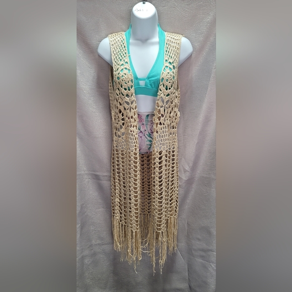 Swim | Bathing Suit Crochet Boho Beach Cover Up | Poshmark